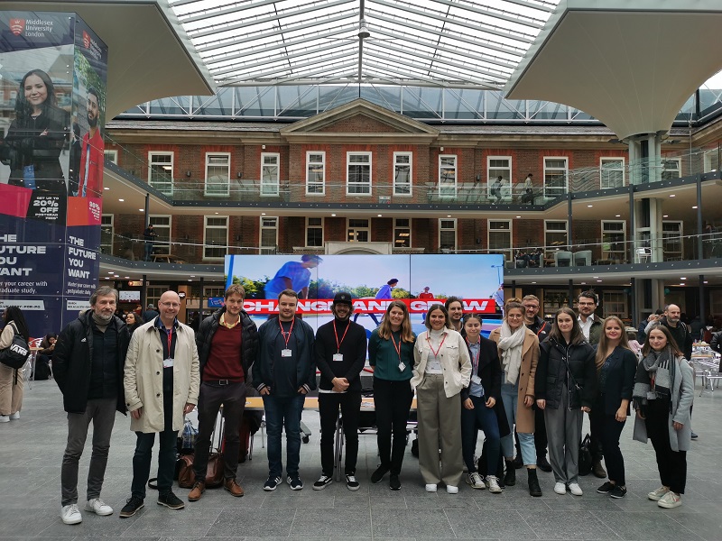 Austrian students enrolled in MDX programmes visit Hendon to experience ...